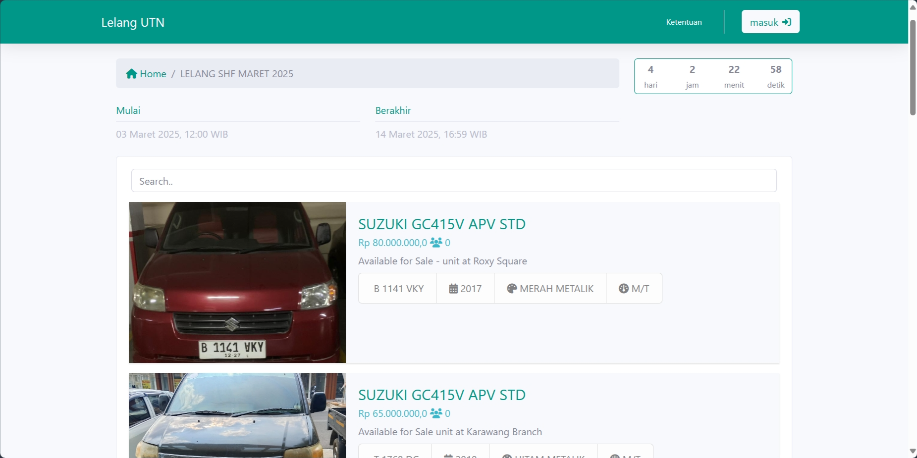 E-Auction (Online Vehicle Auction System)